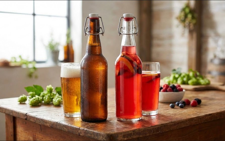 Staklene boce s poklopcem na preklop: Premium izbor ambalaže za moderne ...